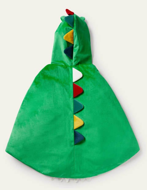Fancy Dress Velvet Cape - Rich Emerald Dragon | Boden UK