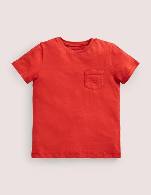 Slub Wash T-shirt - Red Peppadew | Boden US