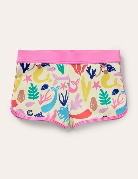 Patterned Swim Shorts - Multi Mermaids | Boden UK