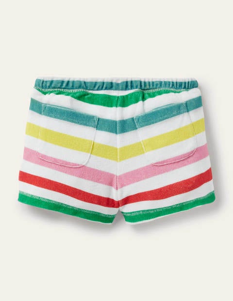 Towelling Shorts - Multi Stripe | Boden US