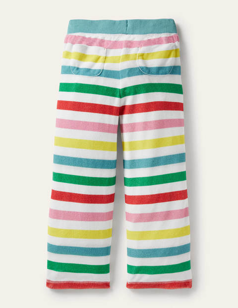 Towelling Trousers - Multi Stripe | Boden UK