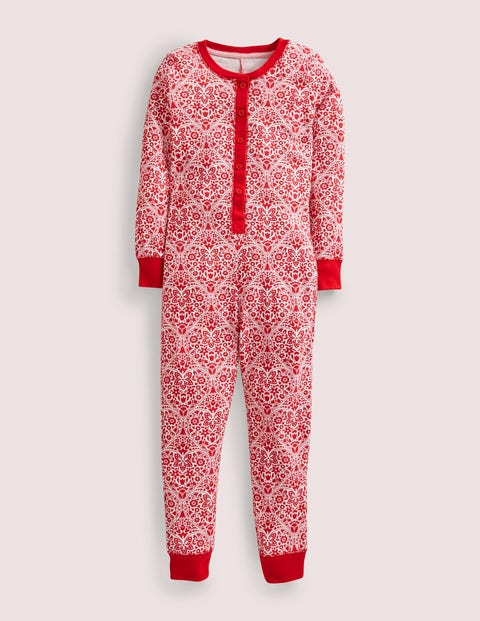 Combinaison douillette - Cœurs folk rouge rockabilly | Boden FR