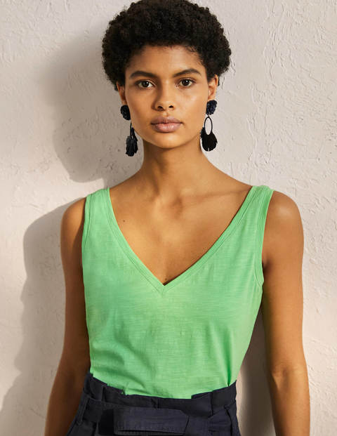 Cotton Tank Top - Zephyr Green | Boden US