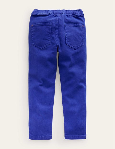 Washed Relaxed Slim Pull-On - Bluing | Boden UK