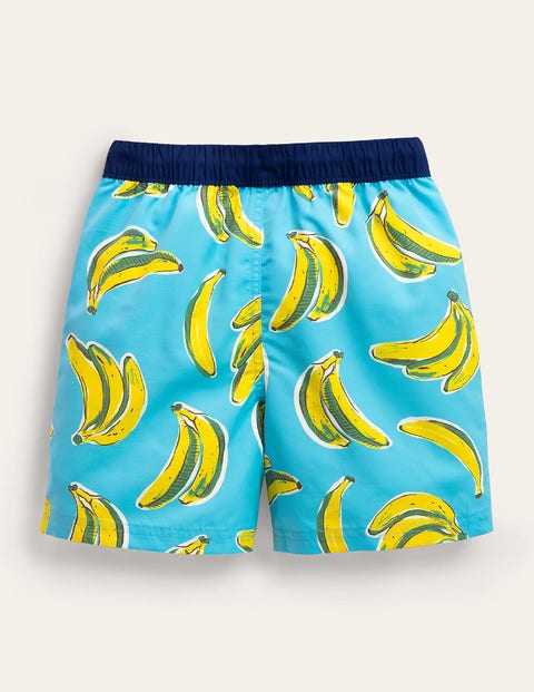 Swim Shorts - Aqua Bananas | Boden US