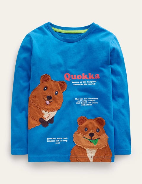 Quokka Educational T-shirt - Egyptian Blue Quokka | Boden UK
