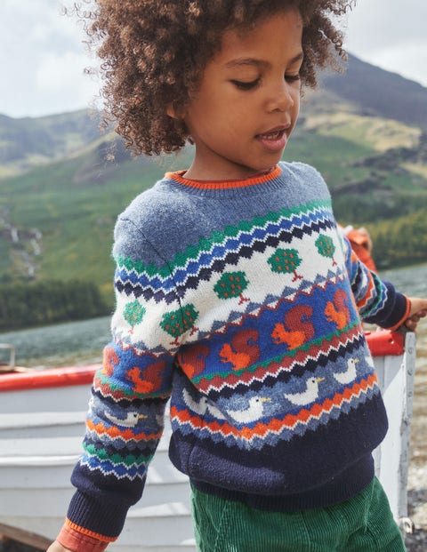 All Over Fair Isle Jumper - Multi Nature Fair Isle | Boden EU All Over Fair Isle Jumper - Multi Nature Fair Isle | Boden EU