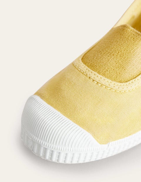 Canvas Plimsolls - Yellow | Boden AU