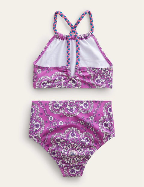 Loop Back Bikini - Radiant Orchid Dizzy Daisy | Boden US