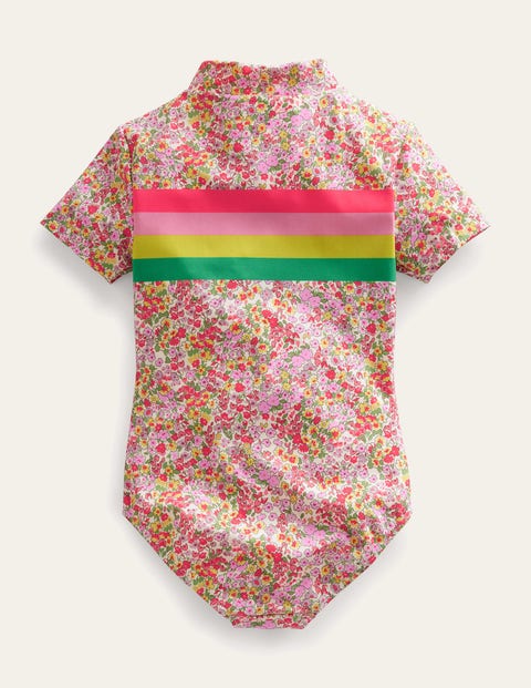 Short Sleeve Swimsuit - Spring Time Floral | Boden UK