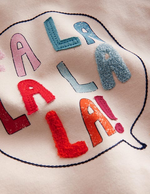 Boucle Logo T-shirt - Oatmeal Singing Robin | Boden AU