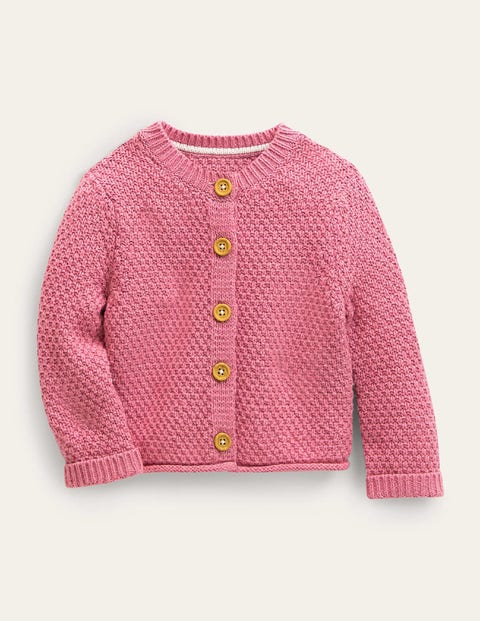 Chunky Textured Cardigan - Almond Blossom Marl | Boden EU