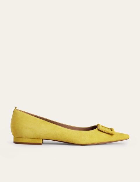 Trim Detail Point Ballet Flats - Sunstruck | Boden US