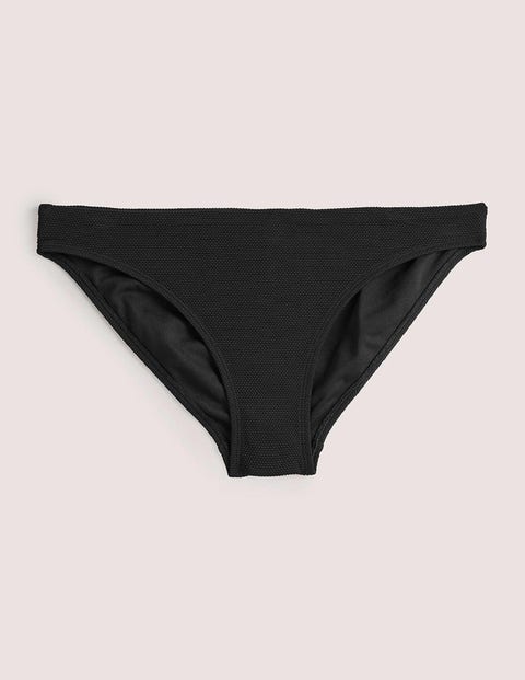 Boden Classic Texture Bikini Bottoms Black Texture Women | ModeSens