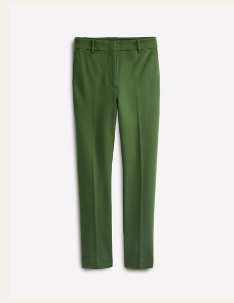 Highgate Ponte Trousers - Winter Green | Boden US