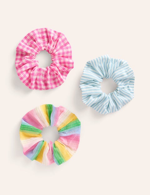 Scrunchie 3 pack - Multi Mix | Boden UK