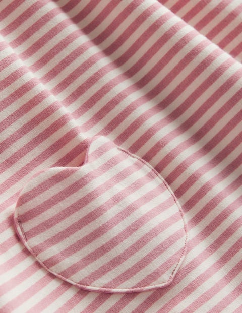 Collared Tunic - Vintage Pink/ Oatmeal Stripe | Boden EU