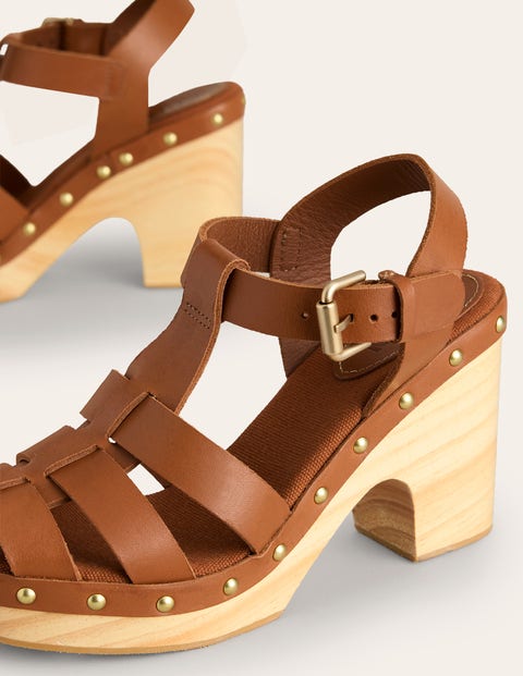 Fisherman Clog - Tan | Boden EU