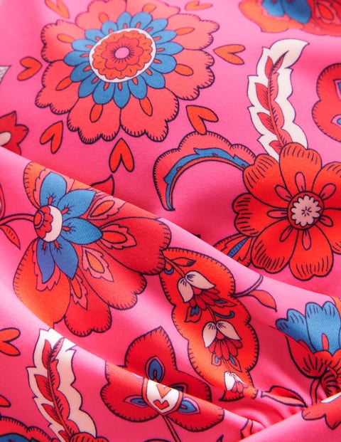 Levanzo Halter Swimsuit Pink Botanical Wave Boden Us