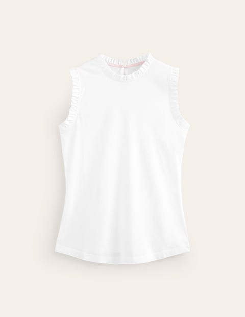 Superweiches Top mit Rüschendetail - Arctic Hedgehog | Boden AT