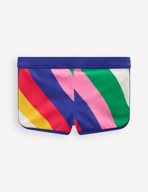 Patterned Swim Shorts - Multi Rainbow Swirl | Boden EU