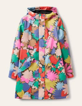 Morris Waterproof Mac - Black, Paintbox Extra Large | Boden UK