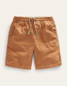 Pull-on Drawstring Shorts - Nut | Boden US