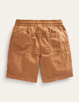 Pull-on Drawstring Shorts - Nut | Boden US