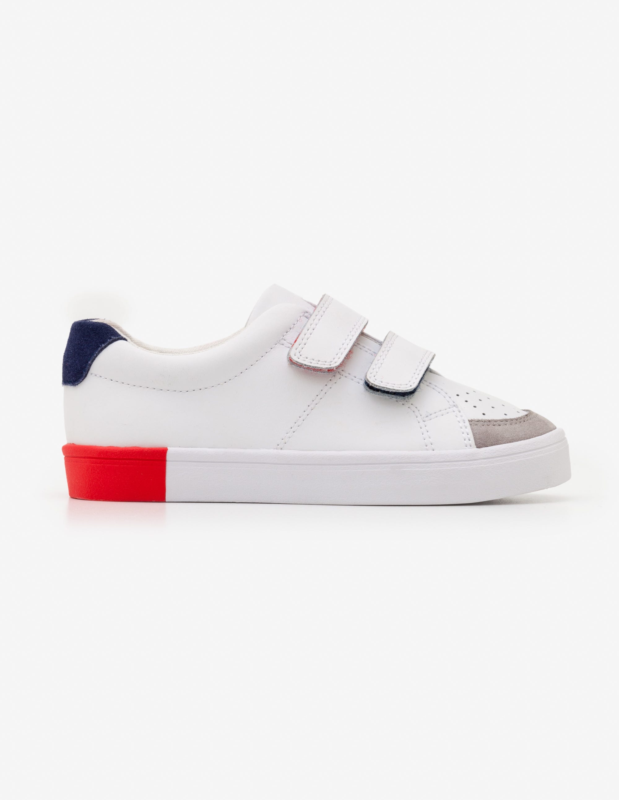 Leather Low Top Sneakers - Antique White | Boden US