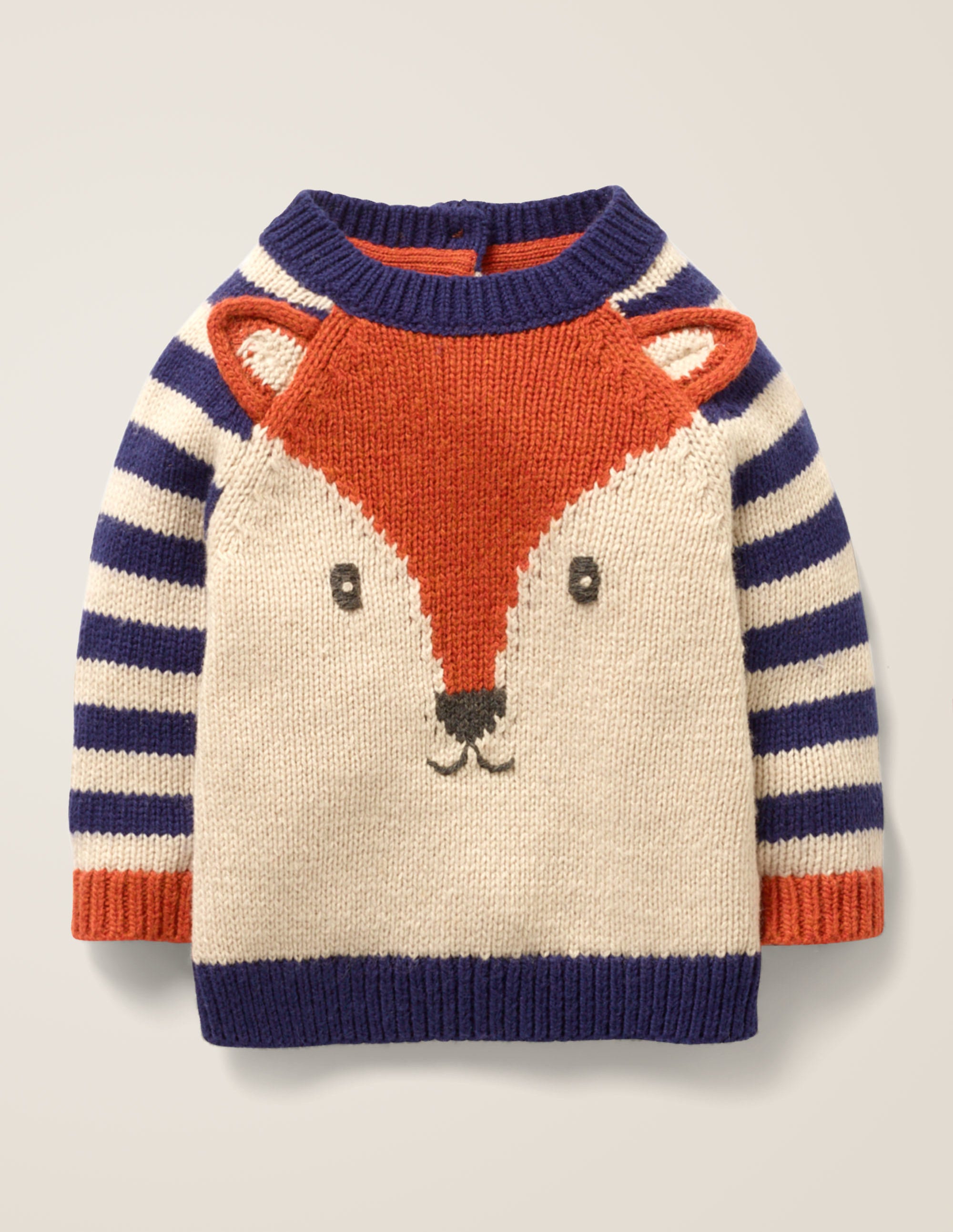 Fox Cub Jumper - Starboard Blue Fox | Boden UK