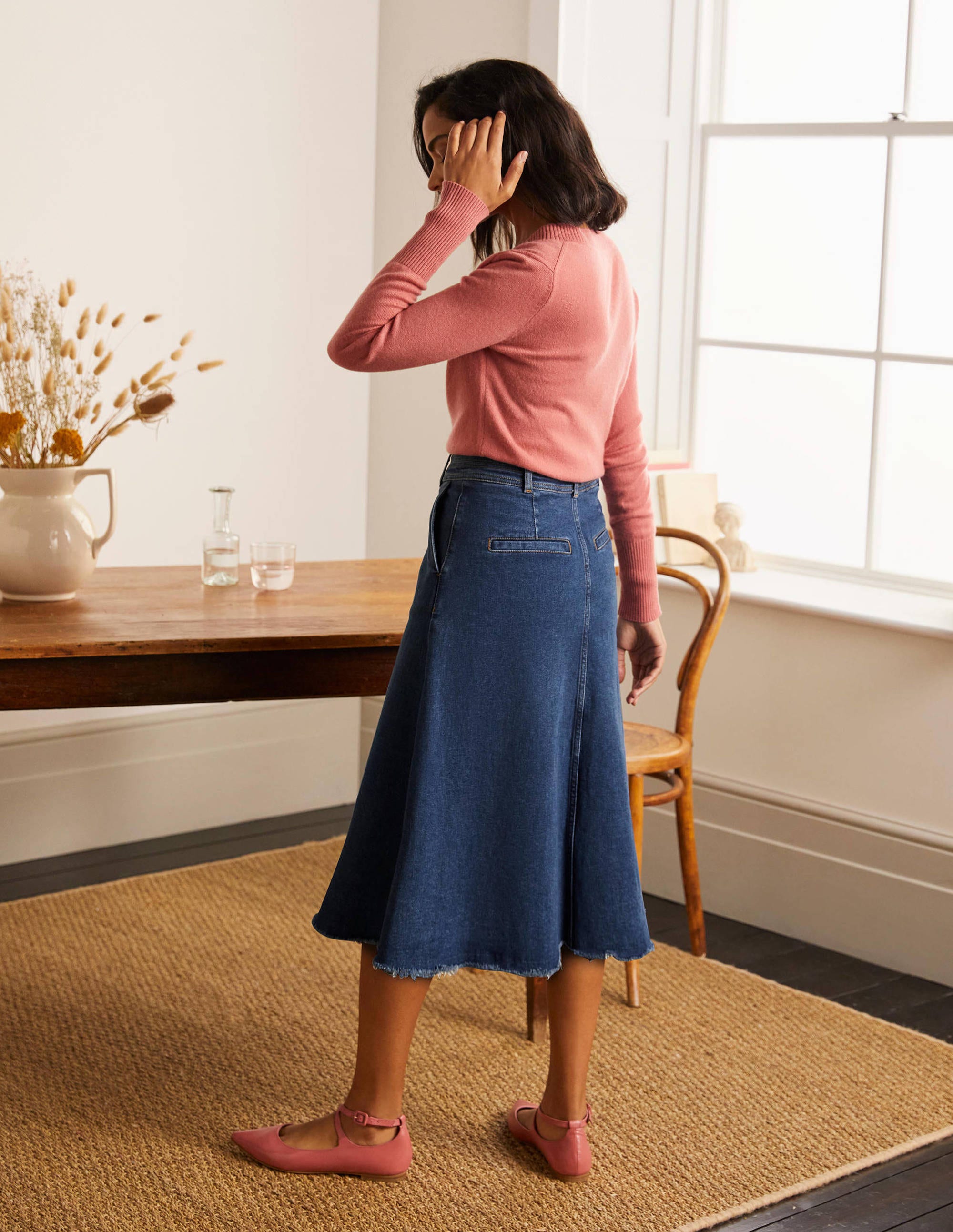 Effie Midi Skirt - Mid Vintage | Boden UK